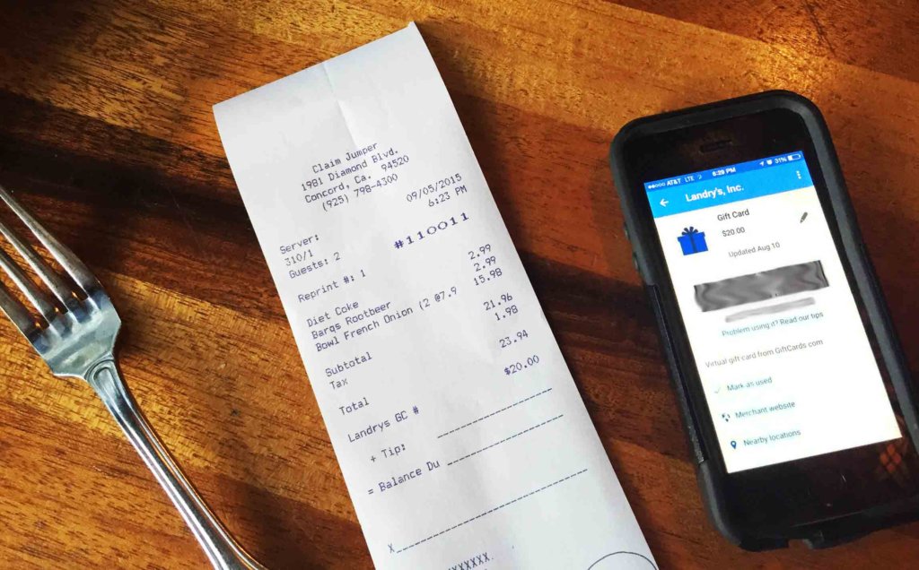 How To Use EGift Cards At Restaurants GCG